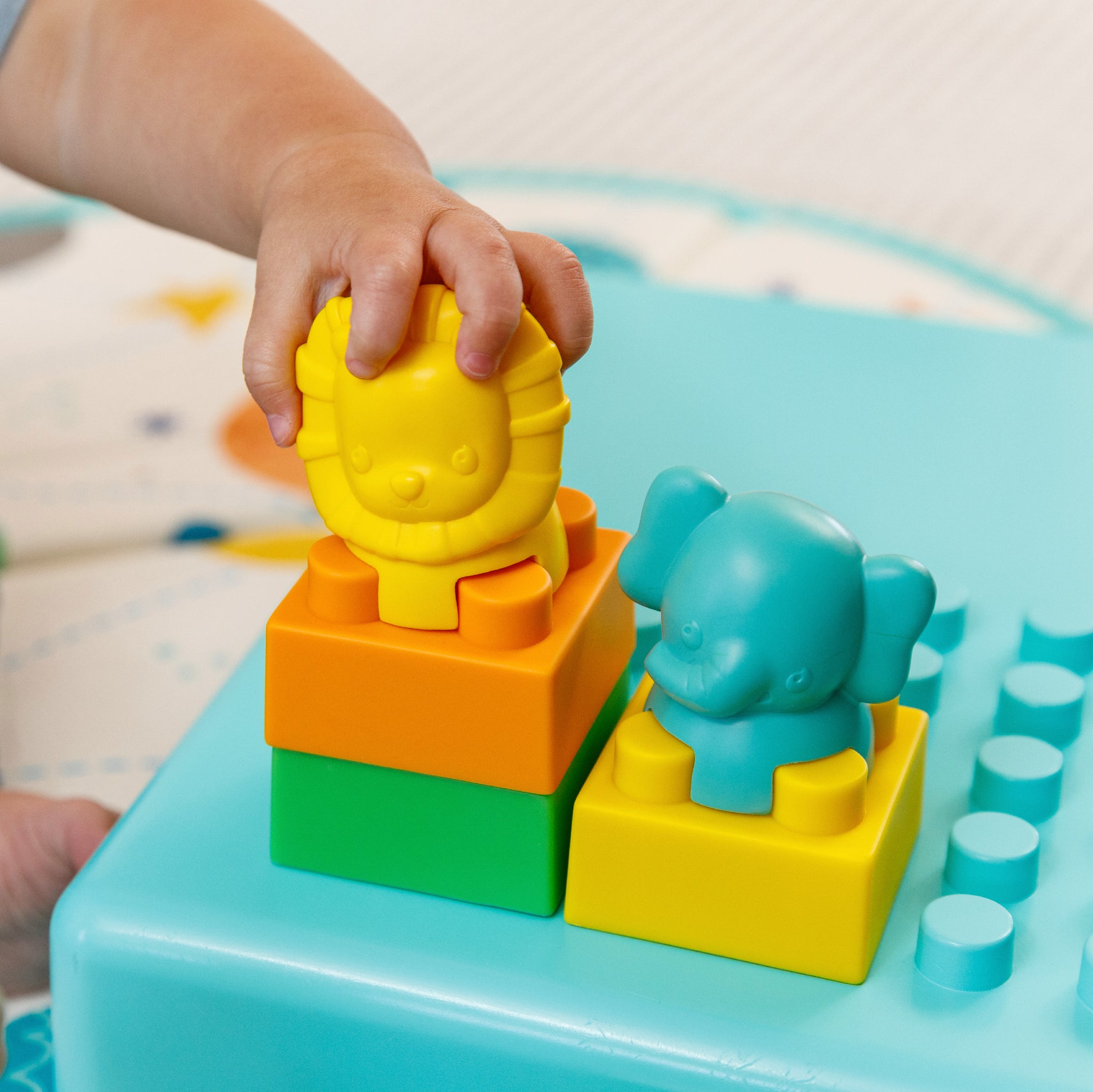 Super Soft 1st Building Blocks Play Mat & Activity Station – Infantino