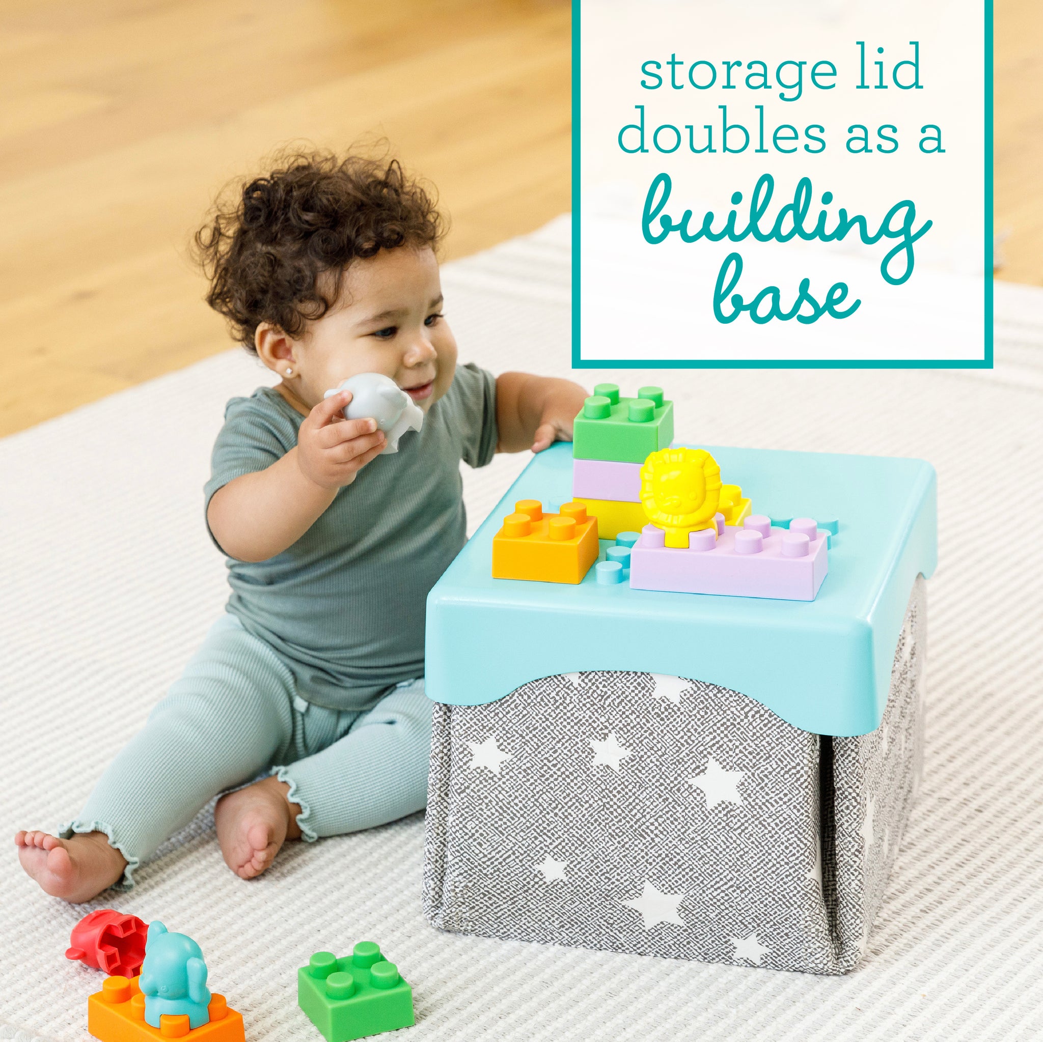 Super Soft 1st Building Blocks Play Mat & Activity Station – Infantino