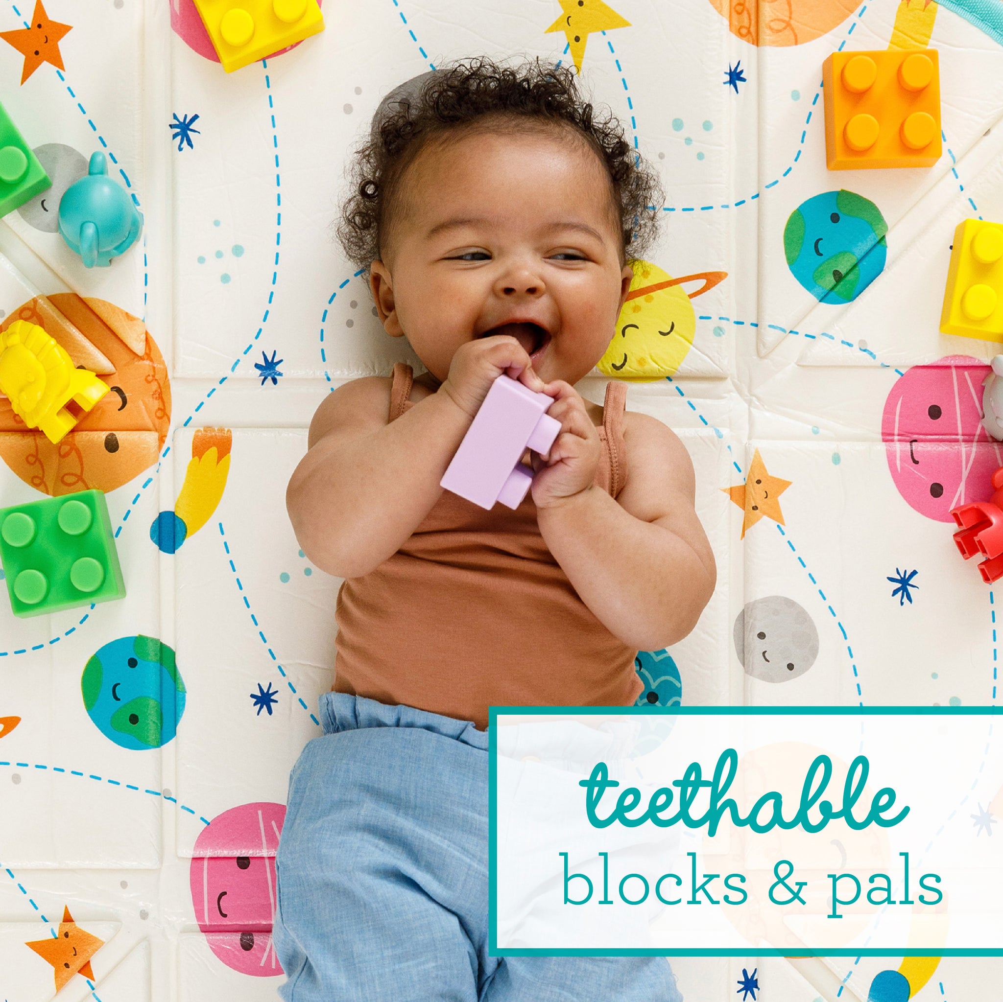 Super Soft 1st Building Blocks Play Mat & Activity Station – Infantino