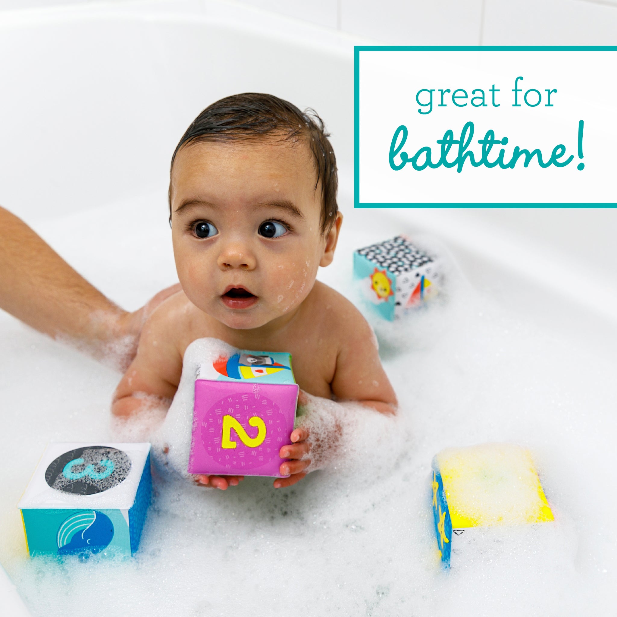 Colors & Numbers Bath Blocks – Infantino