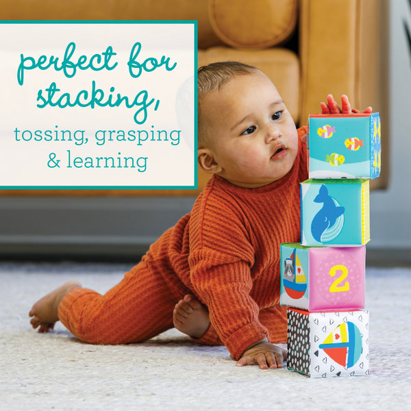 Colors & Numbers Bath Blocks – Infantino