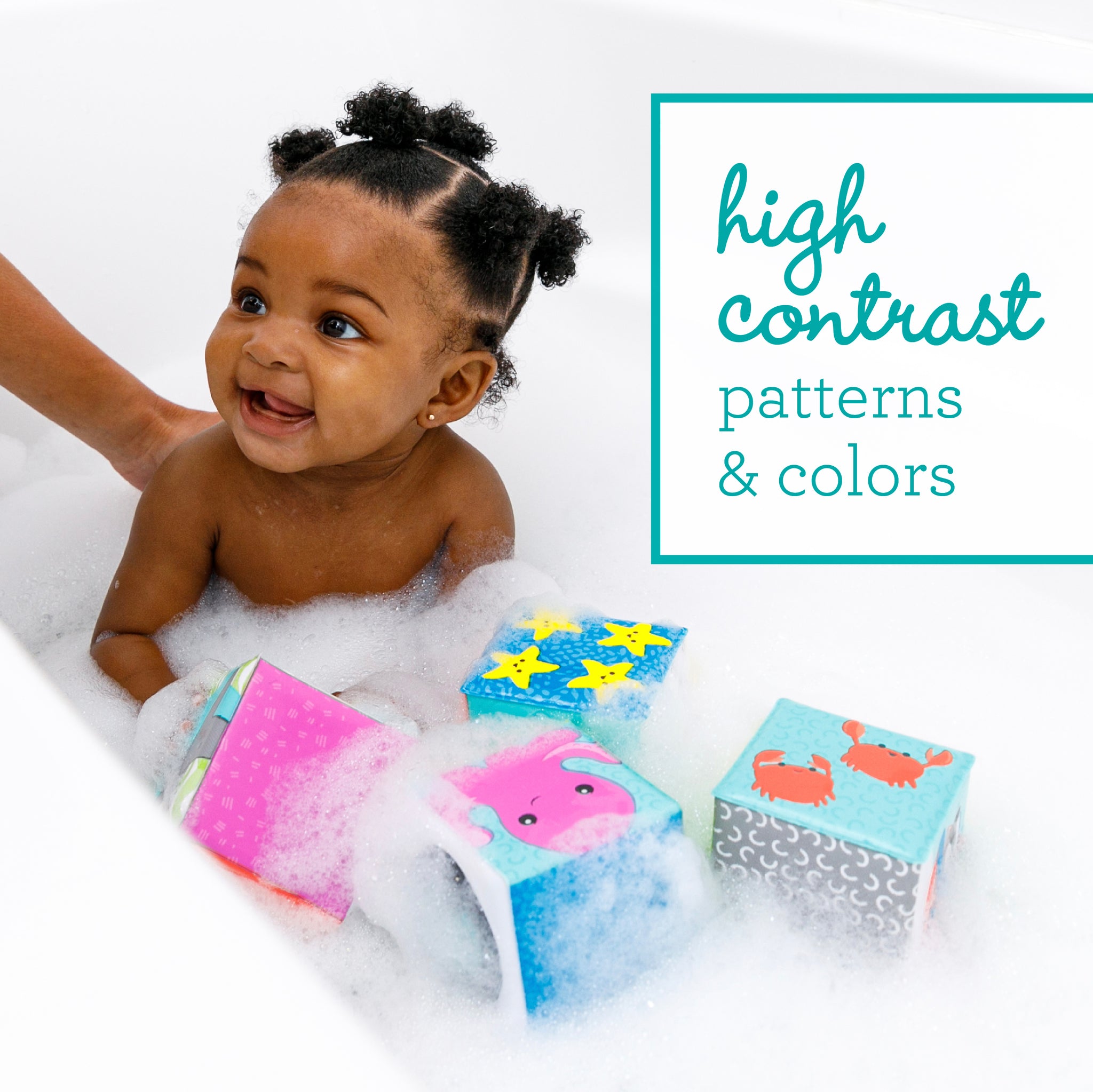 Colors & Numbers Bath Blocks – Infantino