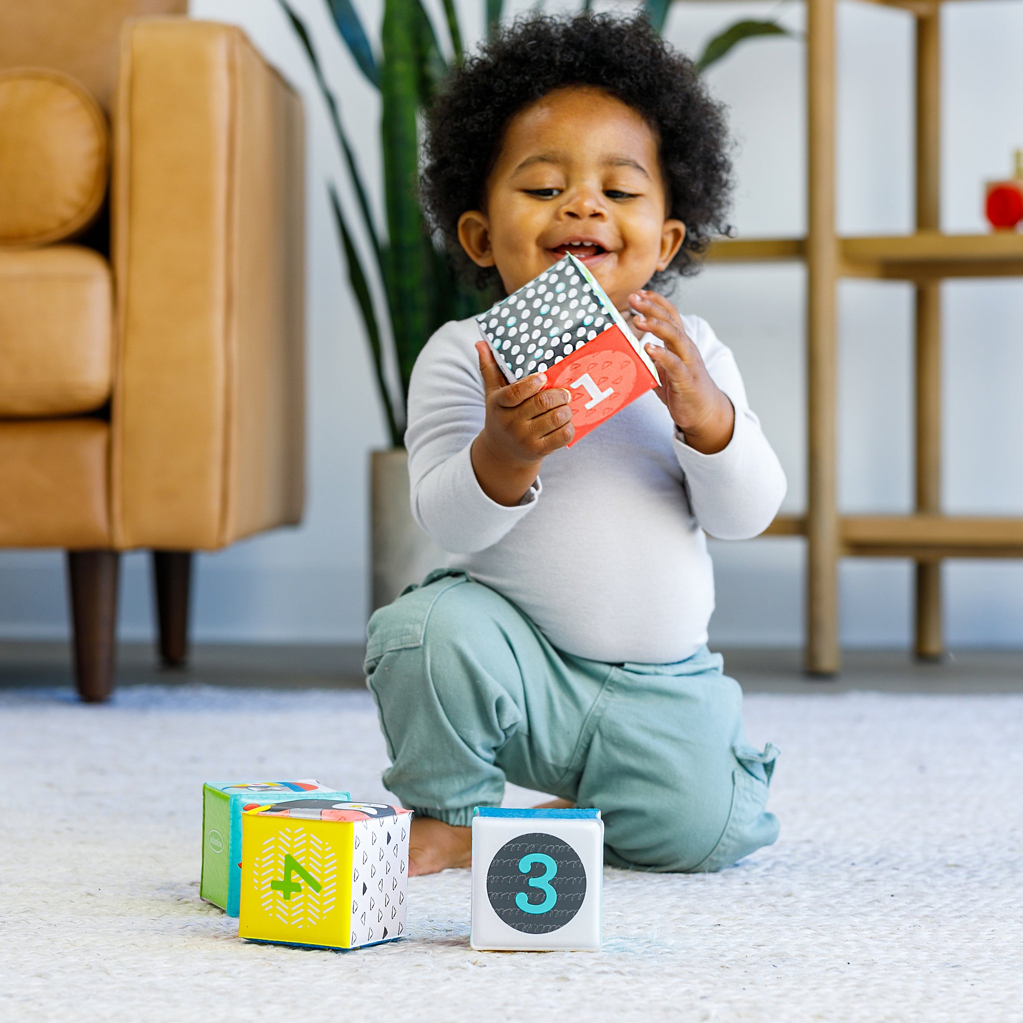 Colors & Numbers Bath Blocks – Infantino