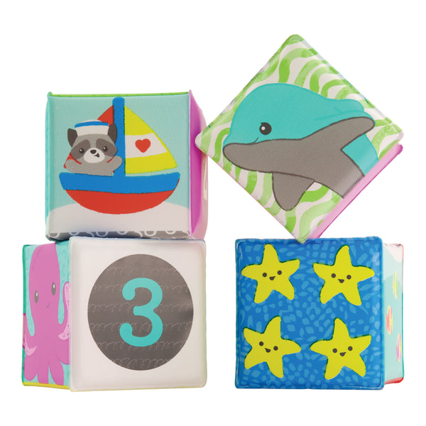 Colors & Numbers Bath Blocks – Infantino