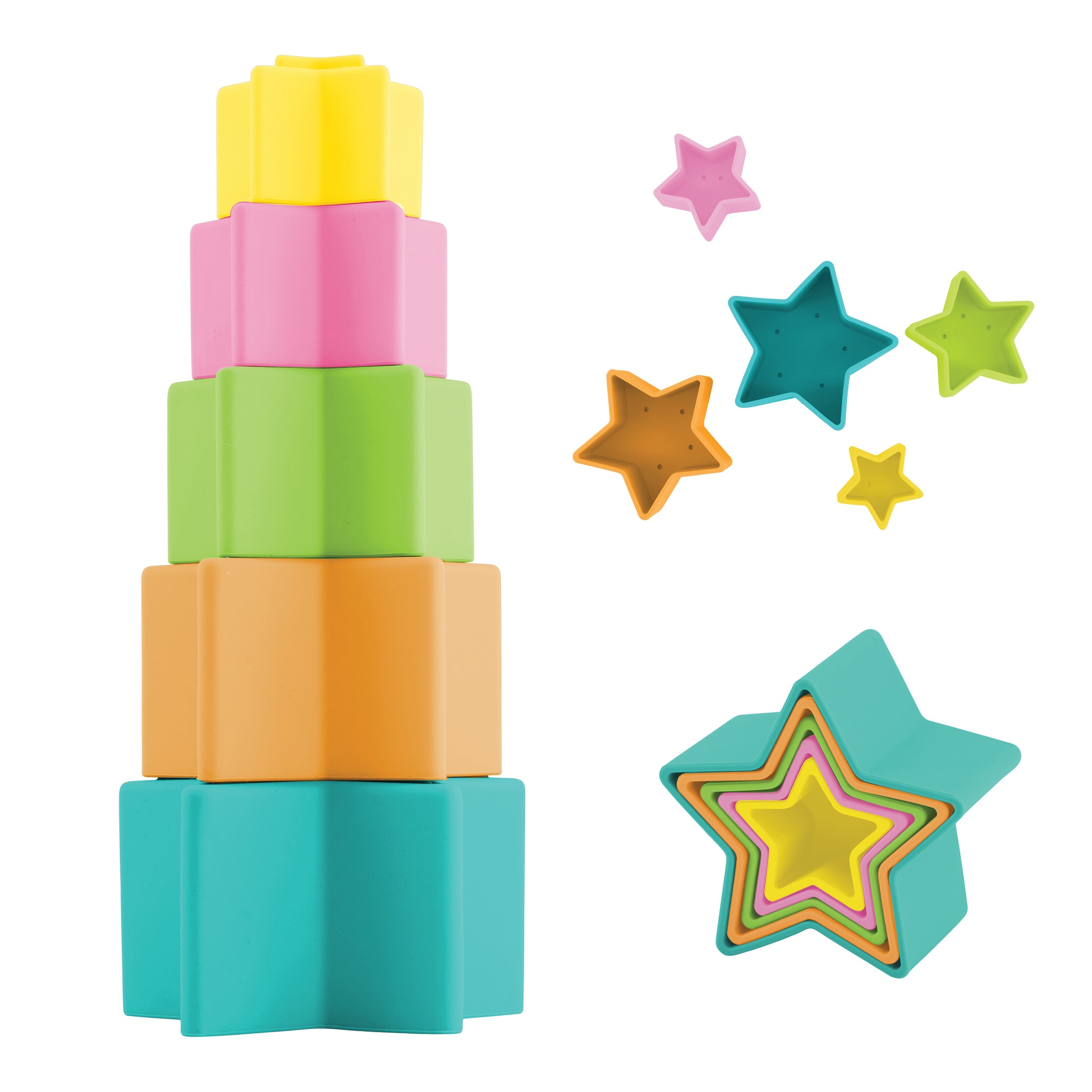 Simply Silicone Stacking Stars – Infantino