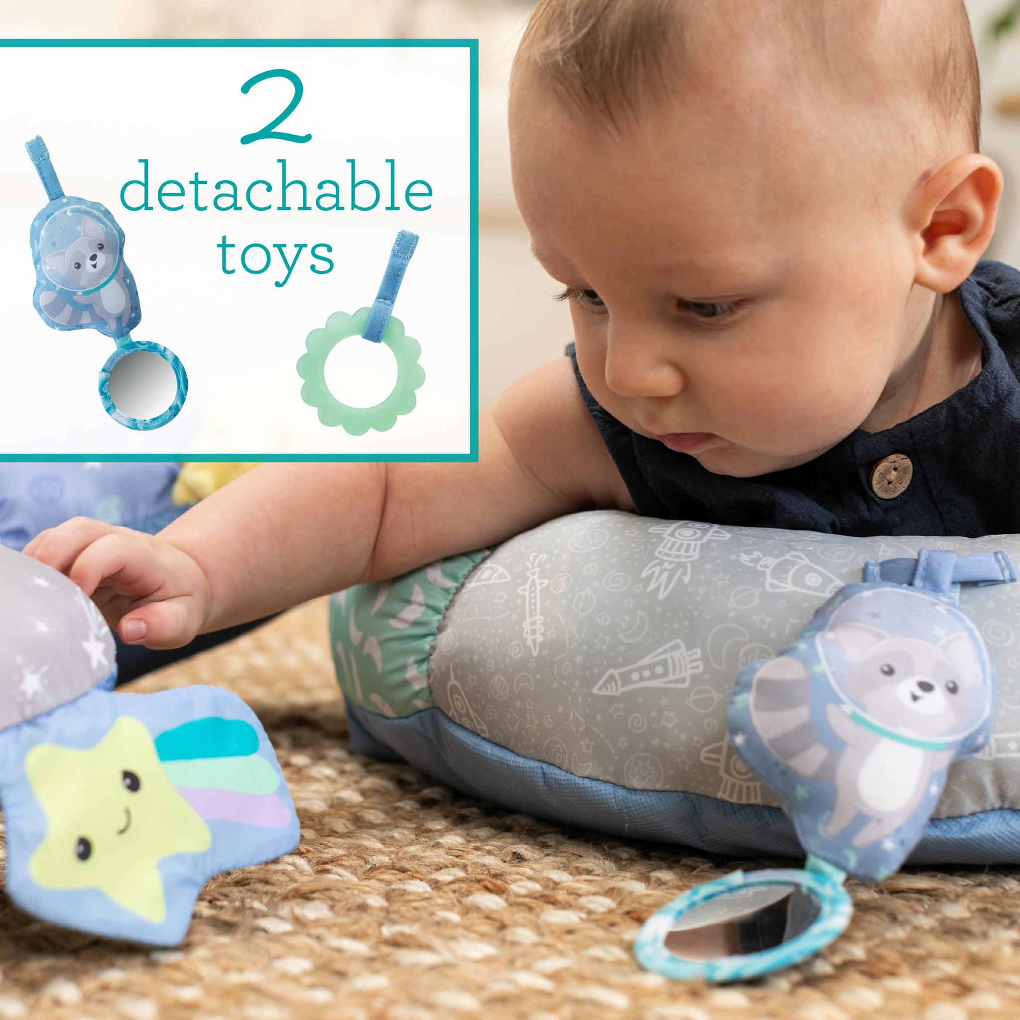 2-in-1 Tummy Time & Seated Support – Infantino