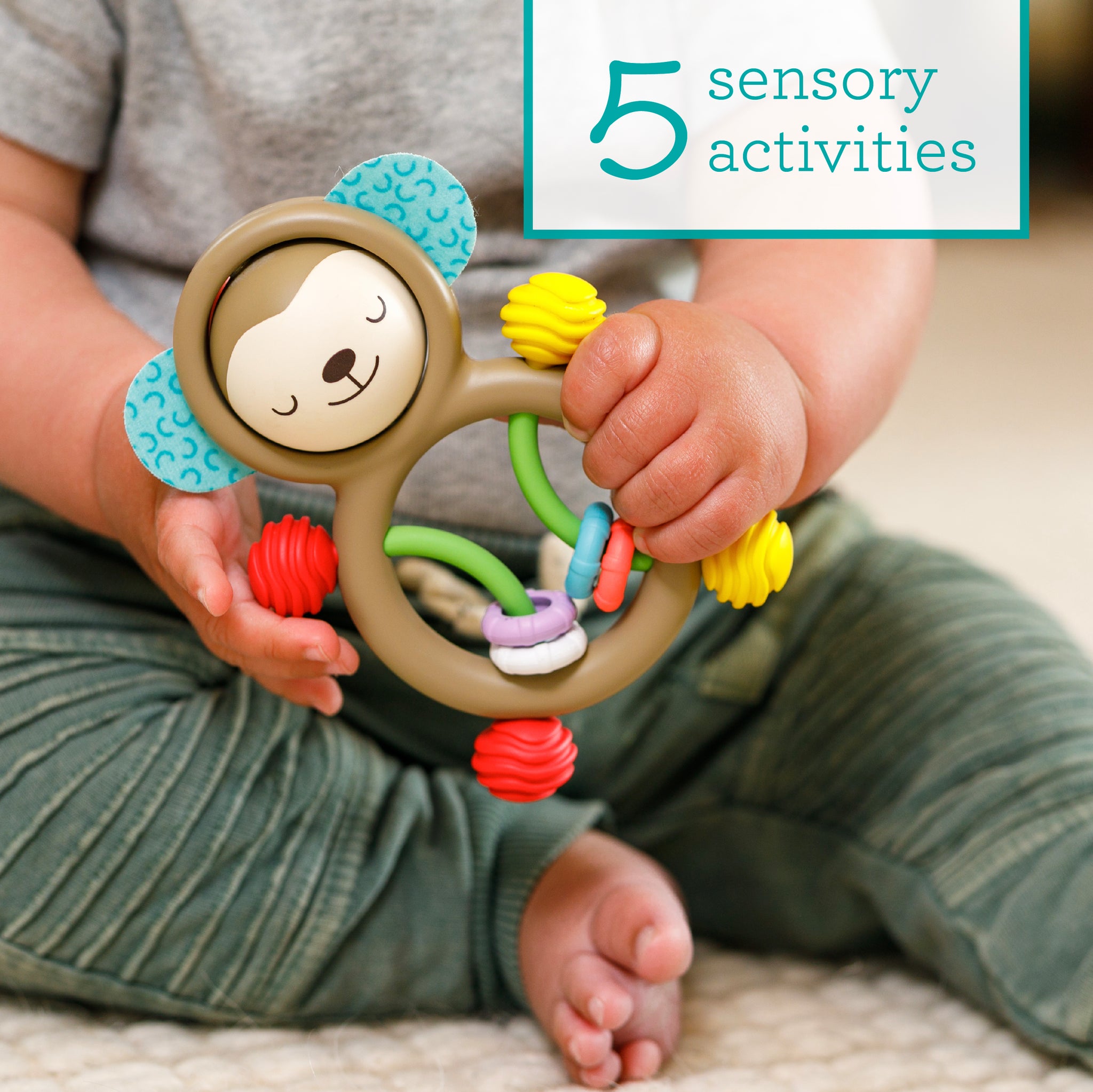 Busy Lil' Sensory Rattle – Infantino