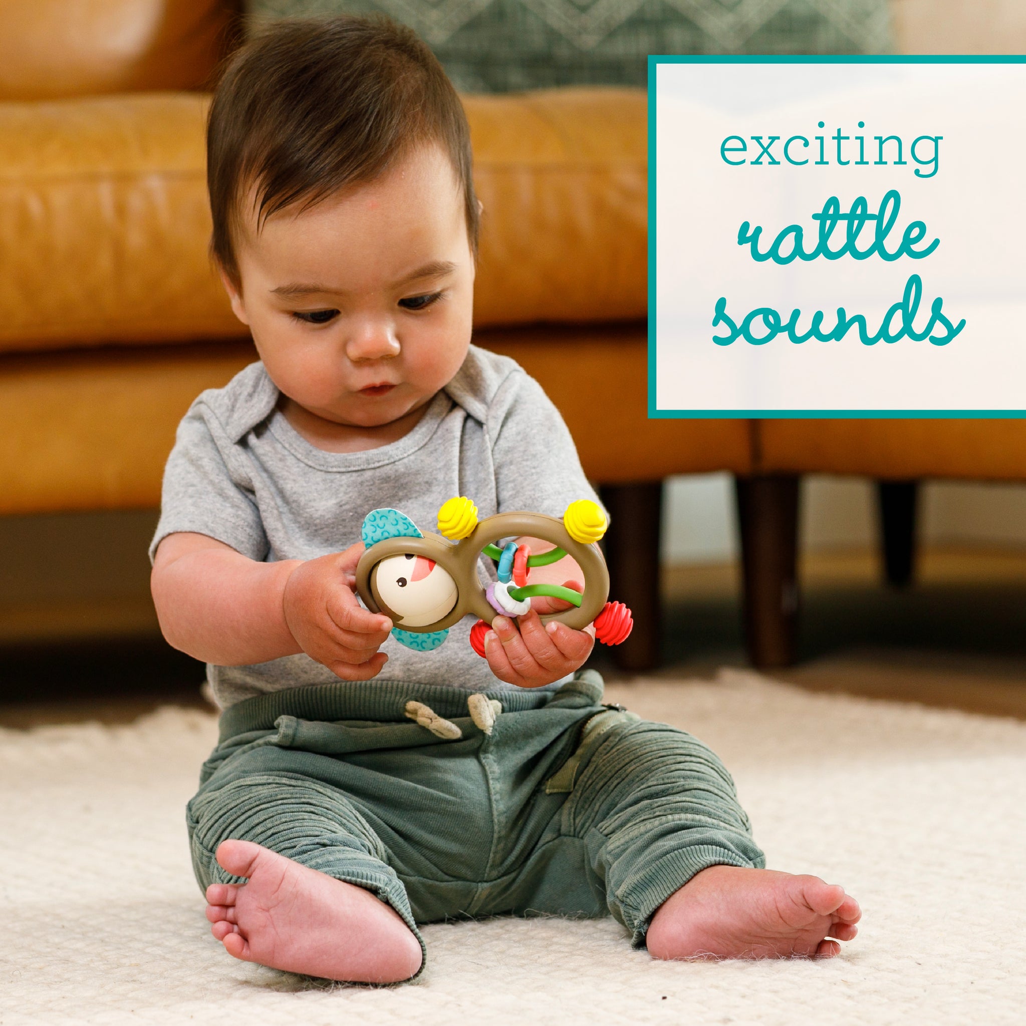 Busy Lil' Sensory Rattle – Infantino