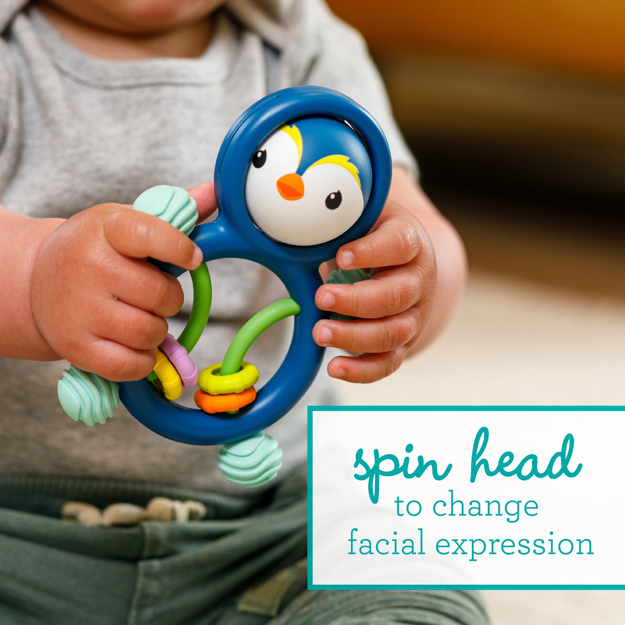 Busy Lil’ Sensory Rattle - Penguin – Infantino