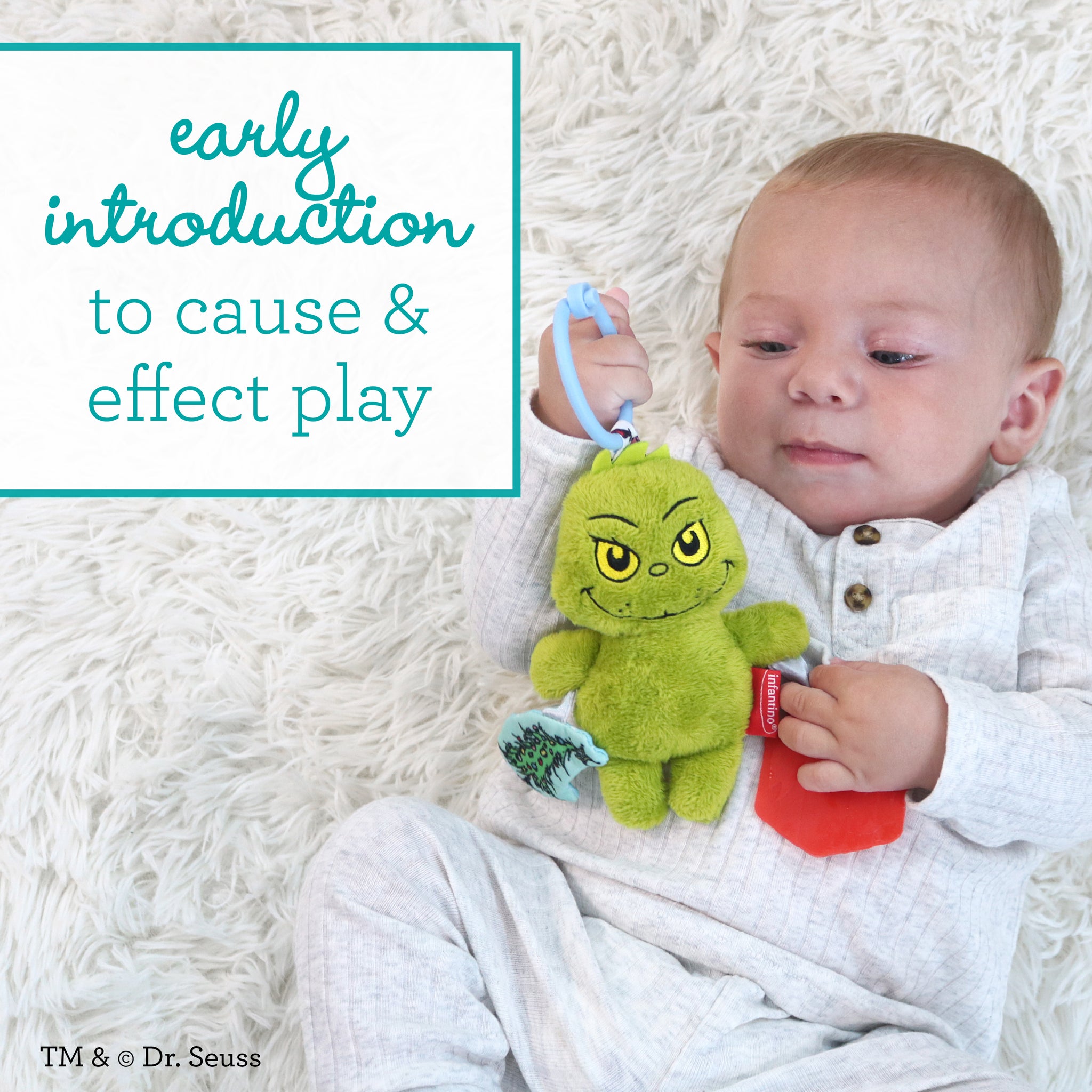 Chime & Go Tag Along Pal – The Grinch – Infantino