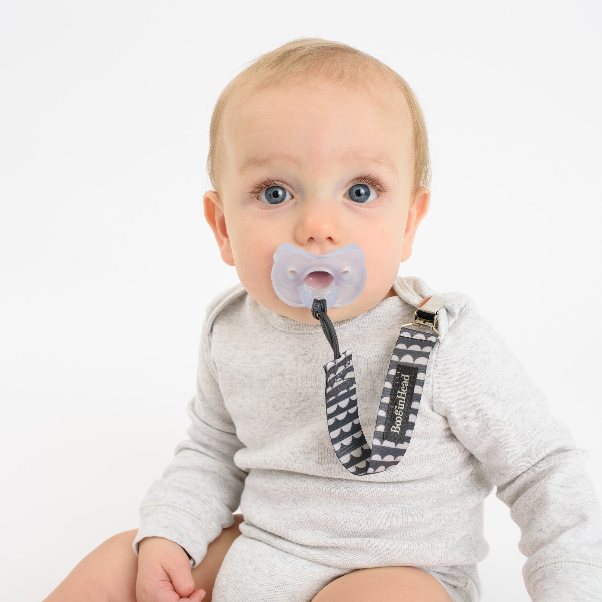 3-Pack Pacifier Clips - Sage, Scallops, Sienna – Infantino