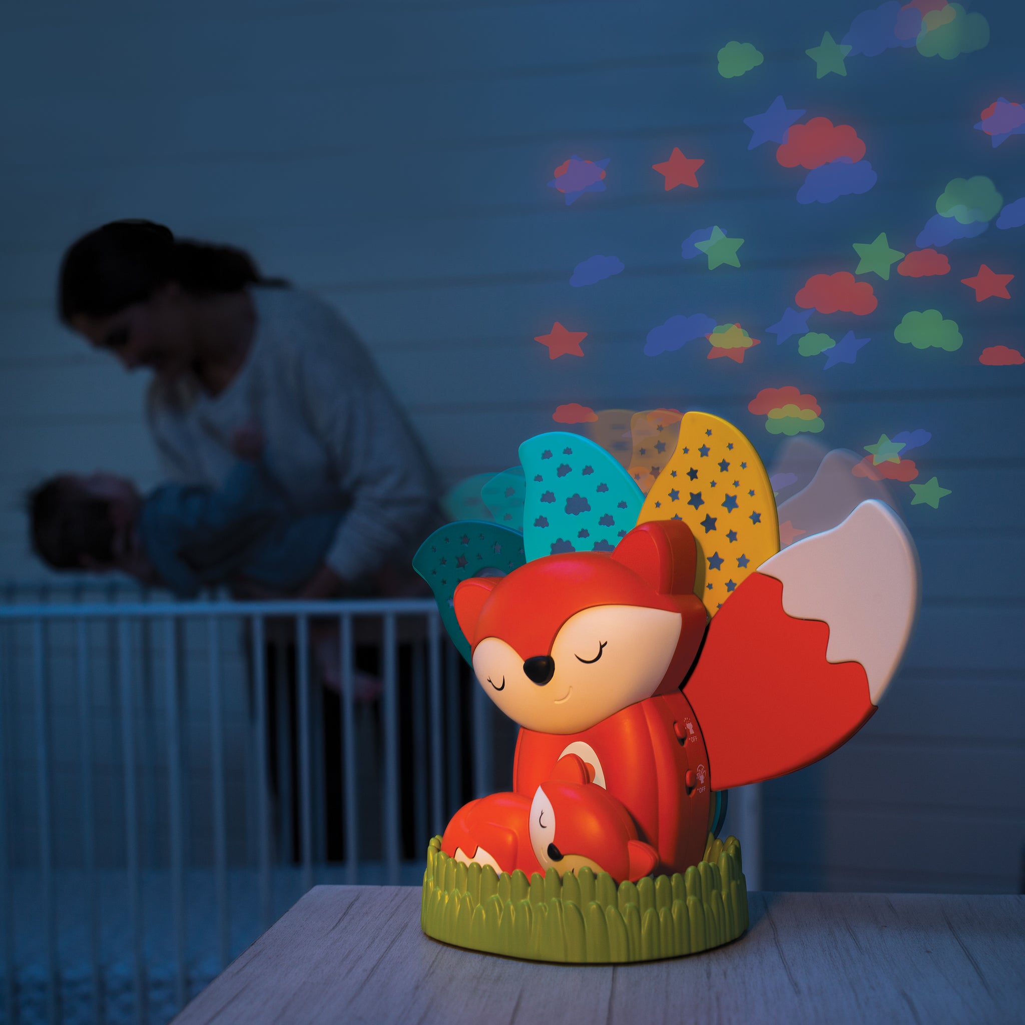 3-in-1 Musical Soother & Night Light Projector – Infantino