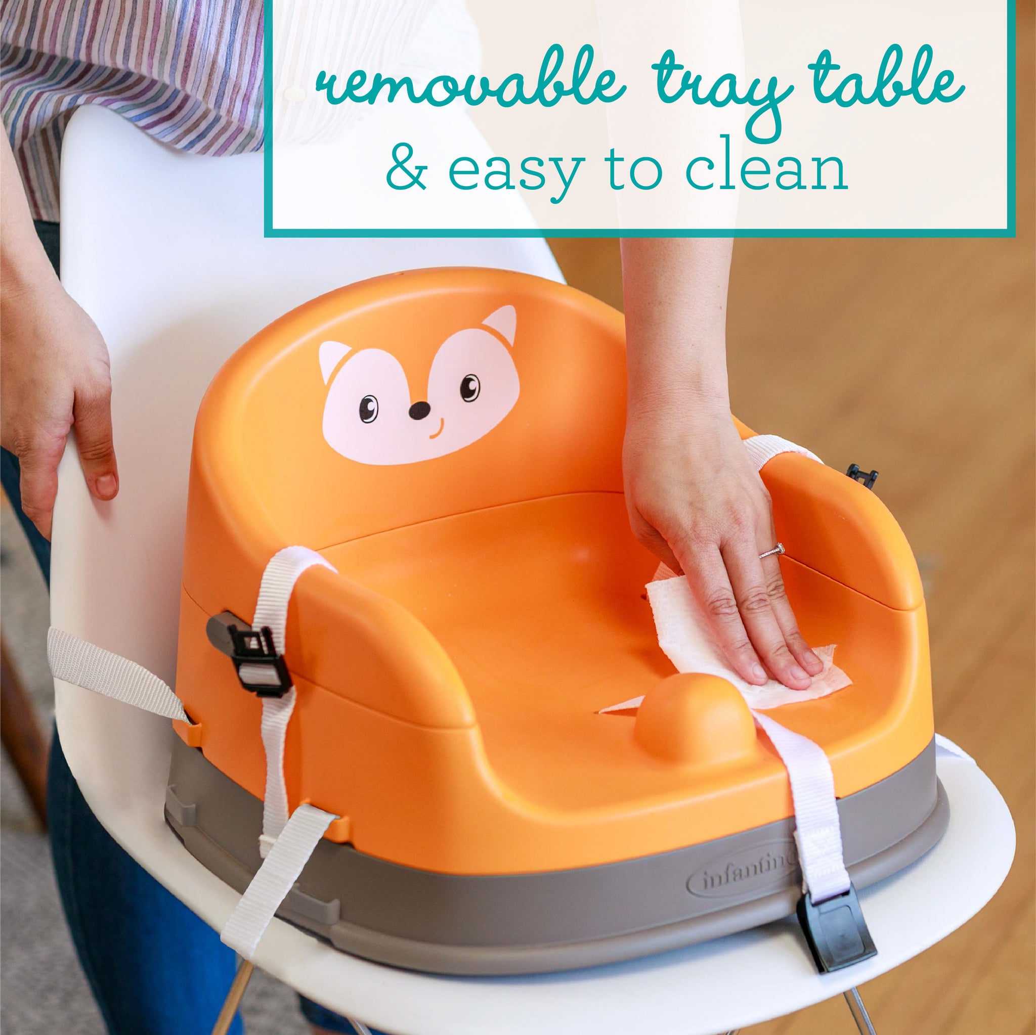 Grow-With-Me 4-in-1 Two-Can-Dine Feeding Booster Seat – Infantino