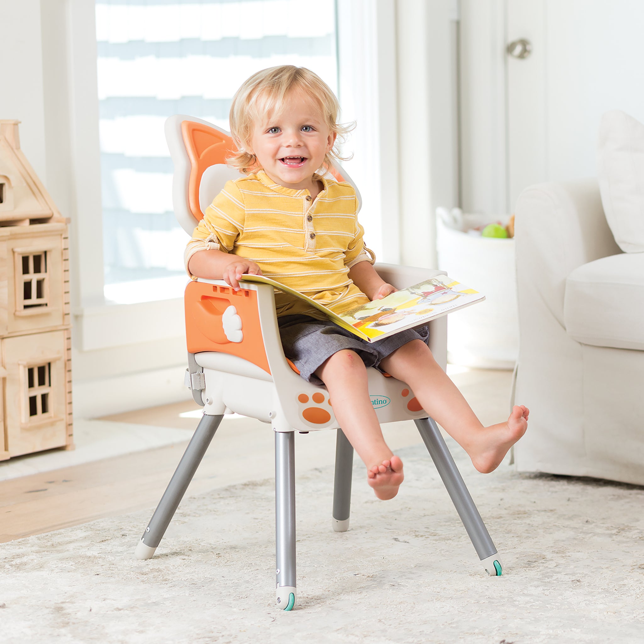 Grow-With-Me 4-in-1 Convertible High Chair - Fox – Infantino