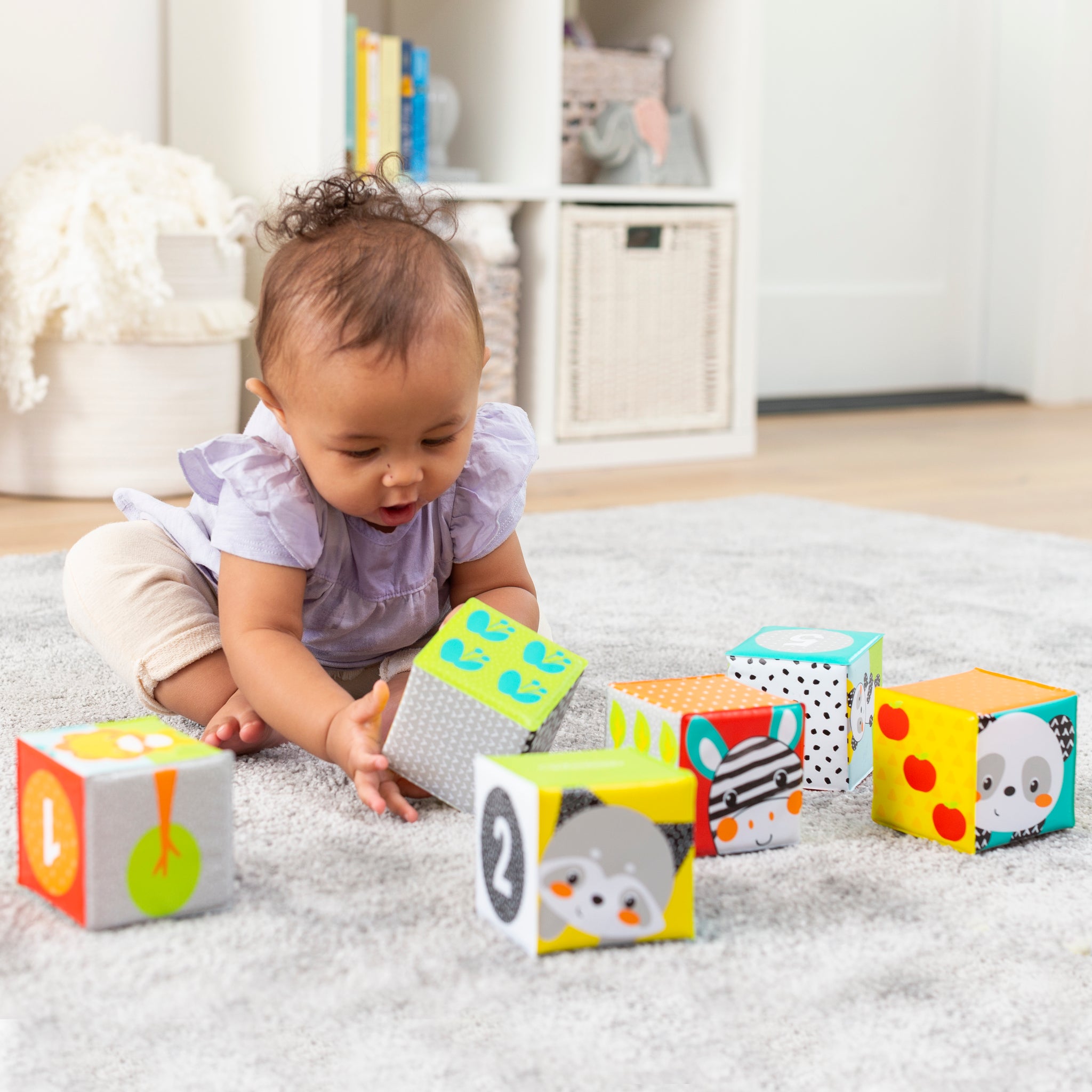 Colors & Numbers Bath Blocks – Infantino