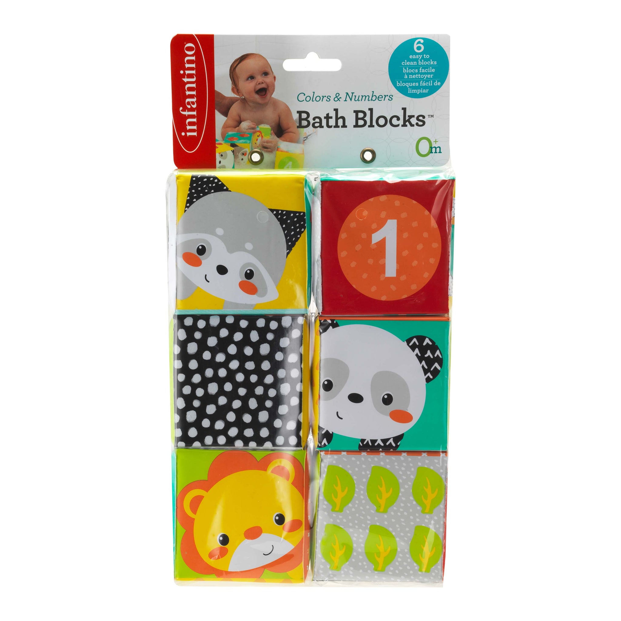 Colors & Numbers Bath Blocks – Infantino