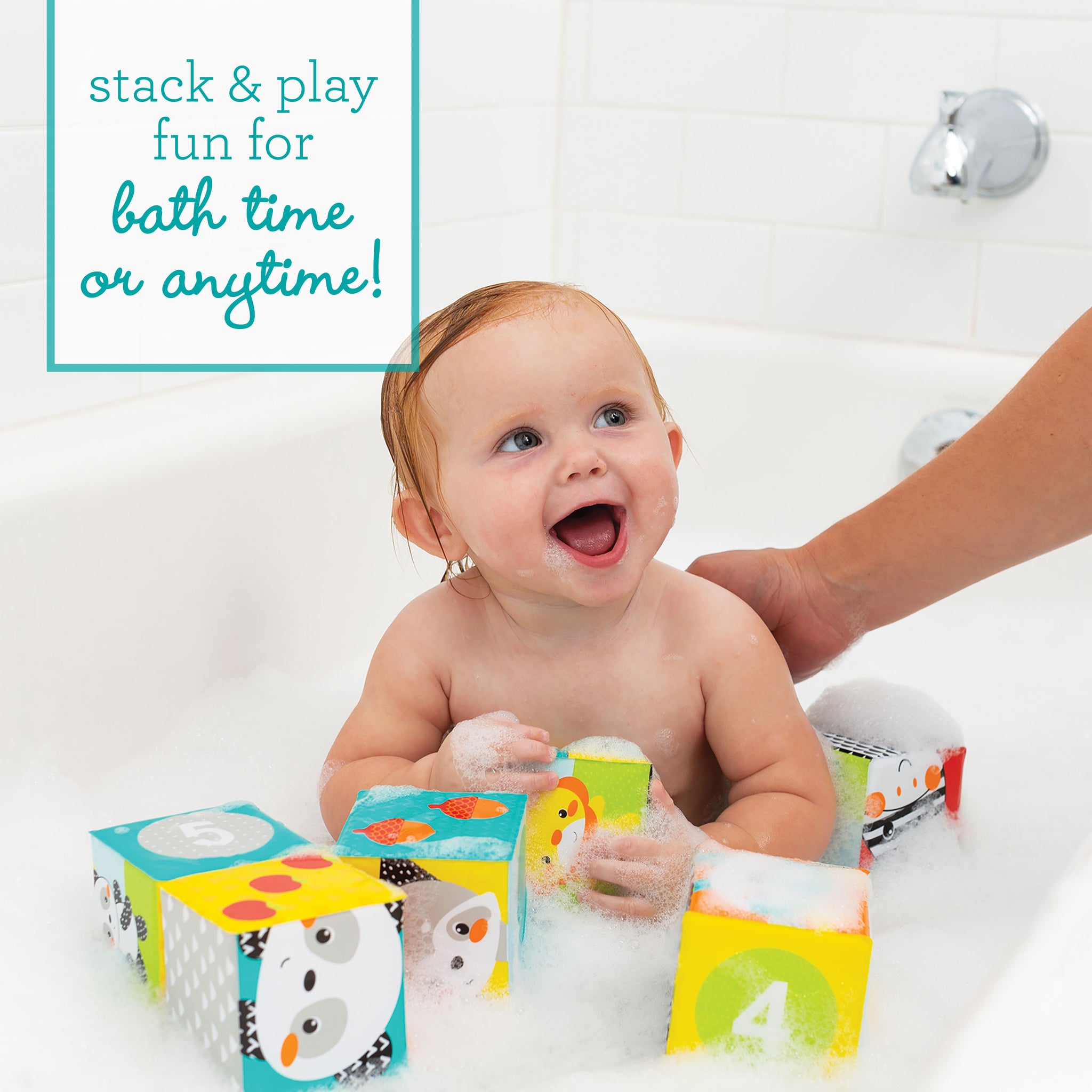 Colors & Numbers Bath Blocks – Infantino
