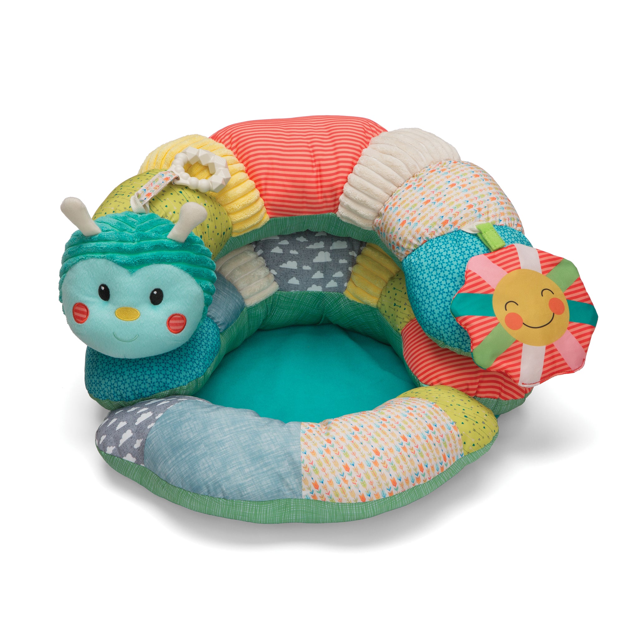 Prop-A-Pillar Tummy Time & Seated Support™ Teal – Infantino