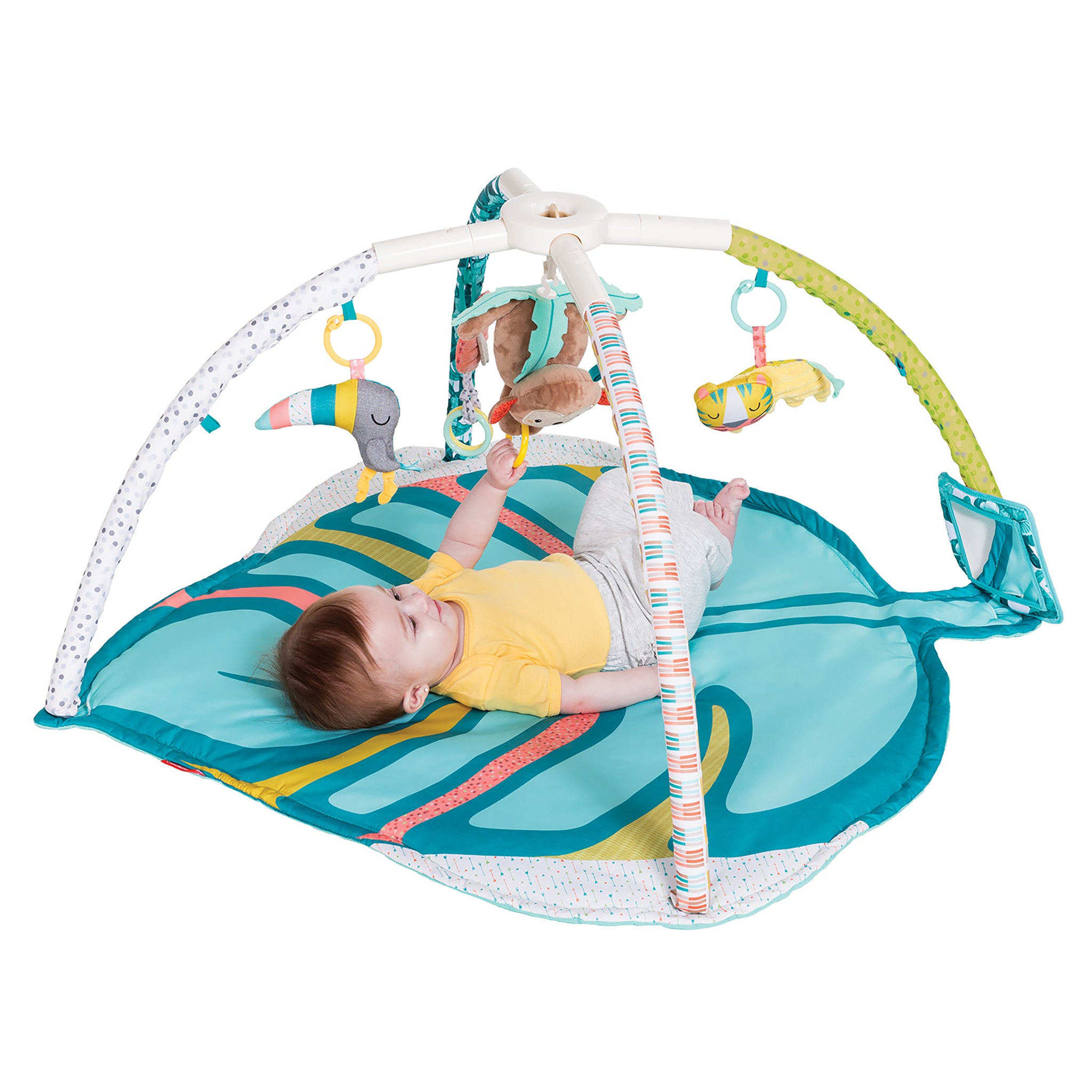 Deluxe Twist & Fold Activity Gym & Play Mat™ Tropical – Infantino