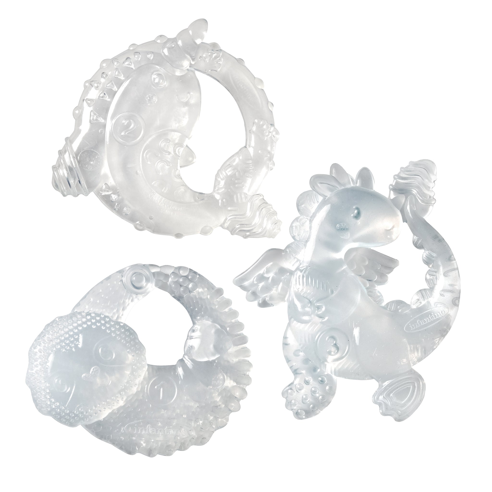 Crystal Clear 3 Piece Stage Teether Set™ – Infantino