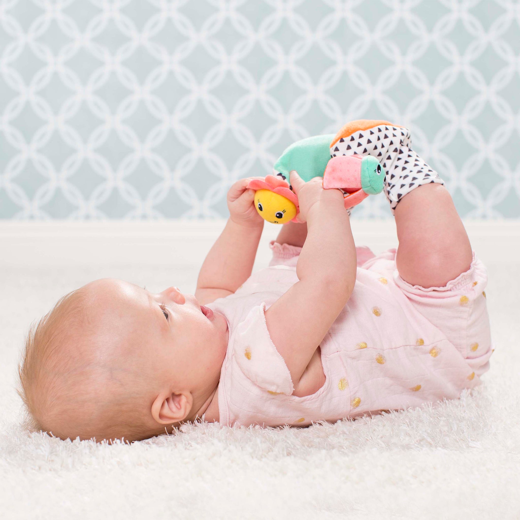 Foot Rattles™ - Flower & Lady Bug – Infantino